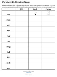 Decoding Real and Imaginary Words - The Critical Years