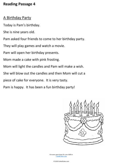 Dolch Sight Words Reading Passage - The Critical Years