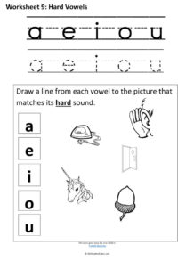 Hard Vowel Sounds Worksheet - The Critical Years