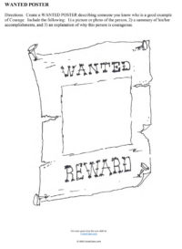 Wanted Poster – The Critical Years