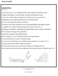 Growing - A Poem - The Critical Years