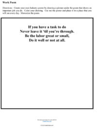 Work Poem - The Critical Years