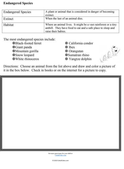 Endangered Species - The Critical Years