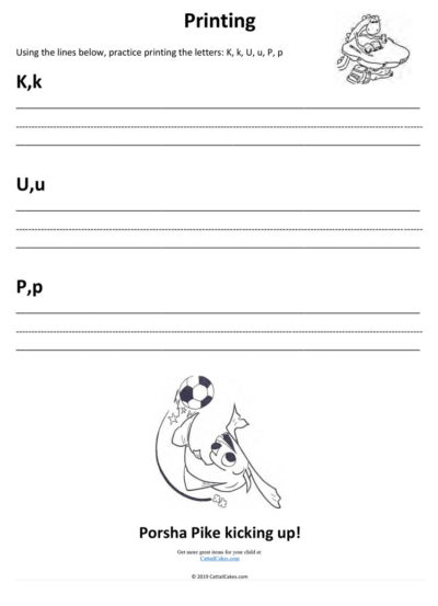 Printing Kk, Uu, Pp - The Critical Years