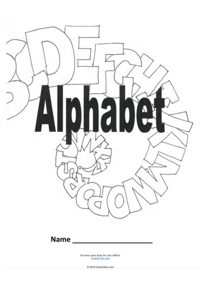 Alphabet Booklet Title Page - The Critical Years